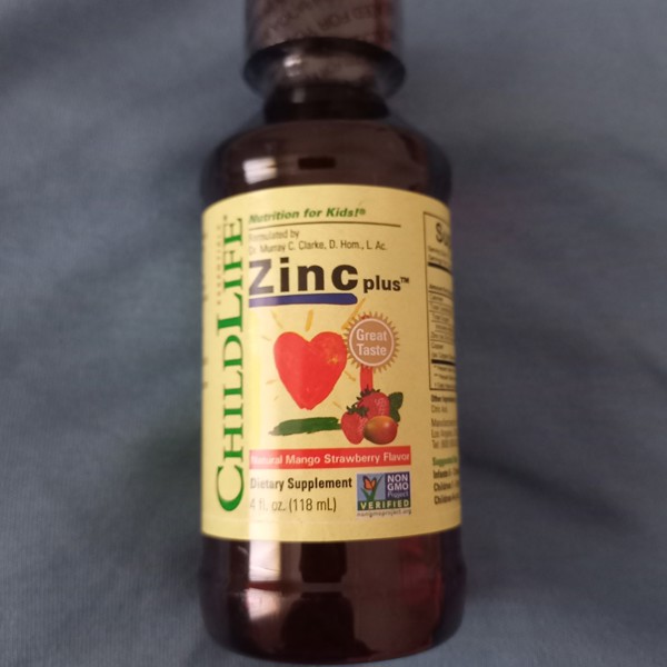 DeliHerb : ChildLife, Essentials, Zinc Plus, цинк, натуральный вкус ...