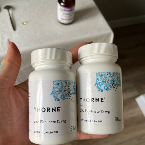 DeliHerb : Thorne, пиколинат цинка, 15 мг, 60 капсул THR-21002 Thorne ...
