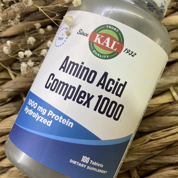 DeliHerb : KAL, комплекс аминокислот 1000, 1000 мг, 100 таблеток CAL ...