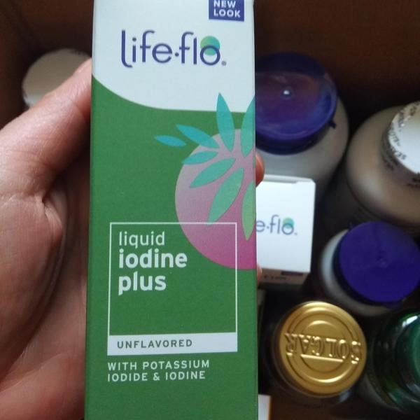 DeliHerb : Life-flo, жидкий йод плюс, 59 мл (2 жидк. унции) LFH-91547 ...