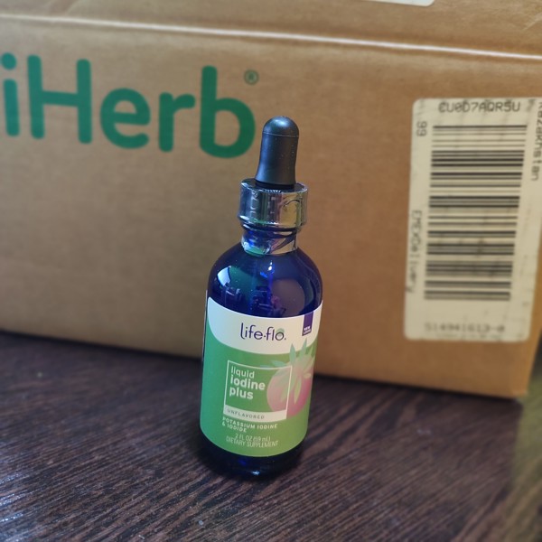 DeliHerb : Life-flo, жидкий йод плюс, 59 мл (2 жидк. унции) LFH-91547 Life-flo, Liquid Iodine ...