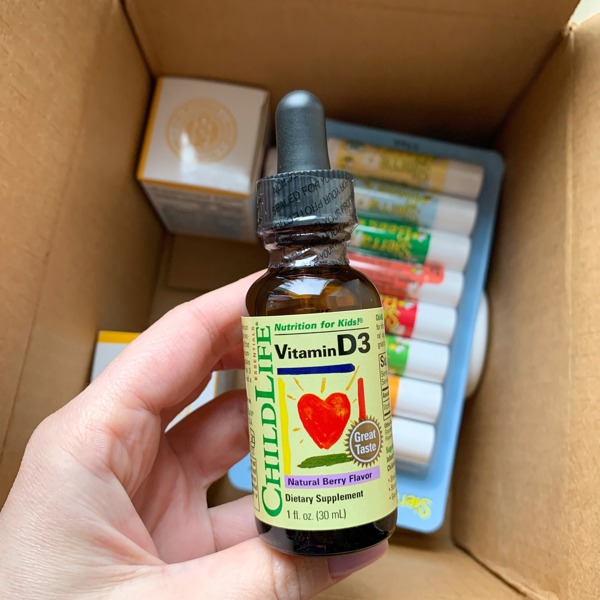 DeliHerb : ChildLife, витамин D3, со вкусом натуральных ягод, 30 мл (1 жидк. унция) CDL-10900 ...