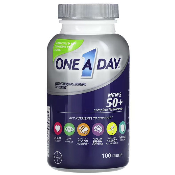 iHerb : One-A-Day, Mens 50+, Healthy Advantage, мультивитаминная ...