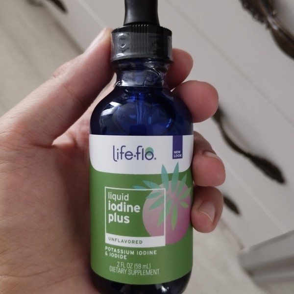 DeliHerb : Life-flo, Жидкий йод плюс натуральный вкус апельсина, 2 жид ...